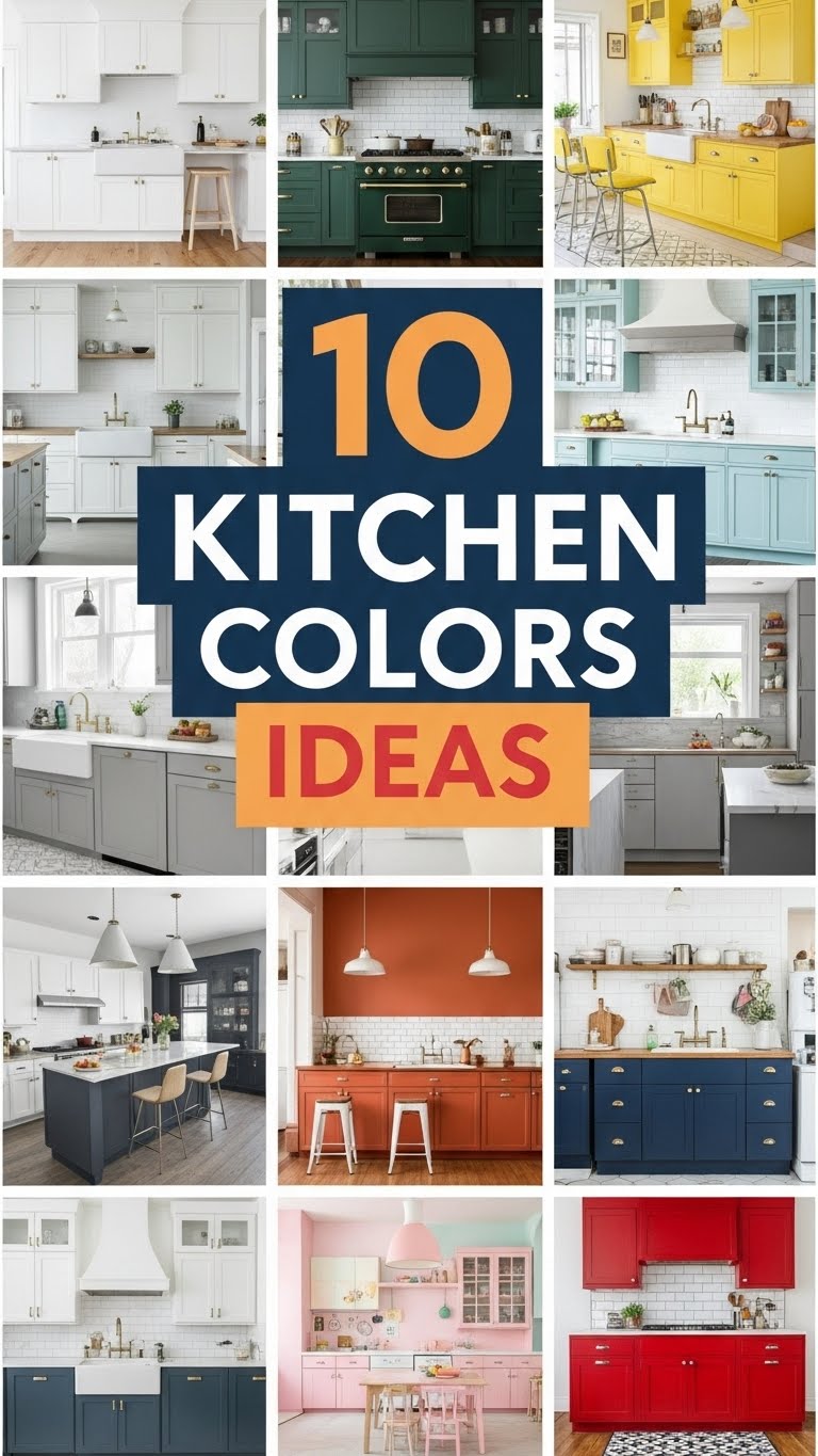 10 Kitchen Colors Ideas - Dreamy Room Diary