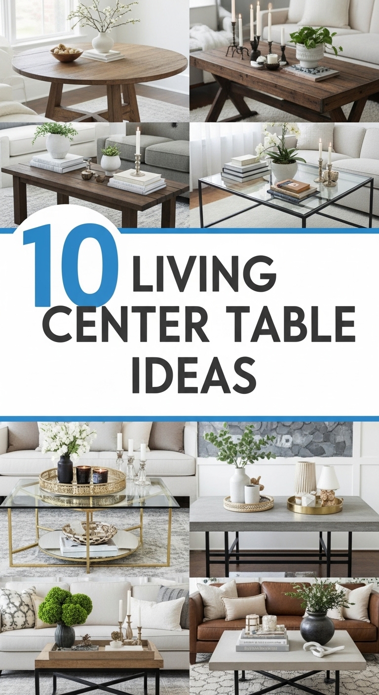 10 Living Center Table ideas - Dreamy Room Diary