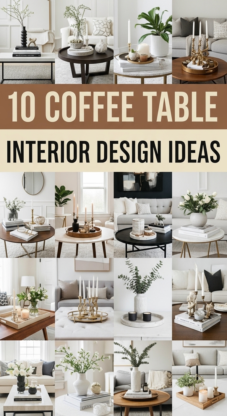 10 Coffee Table Interior Design ideas - Dreamy Room Diary